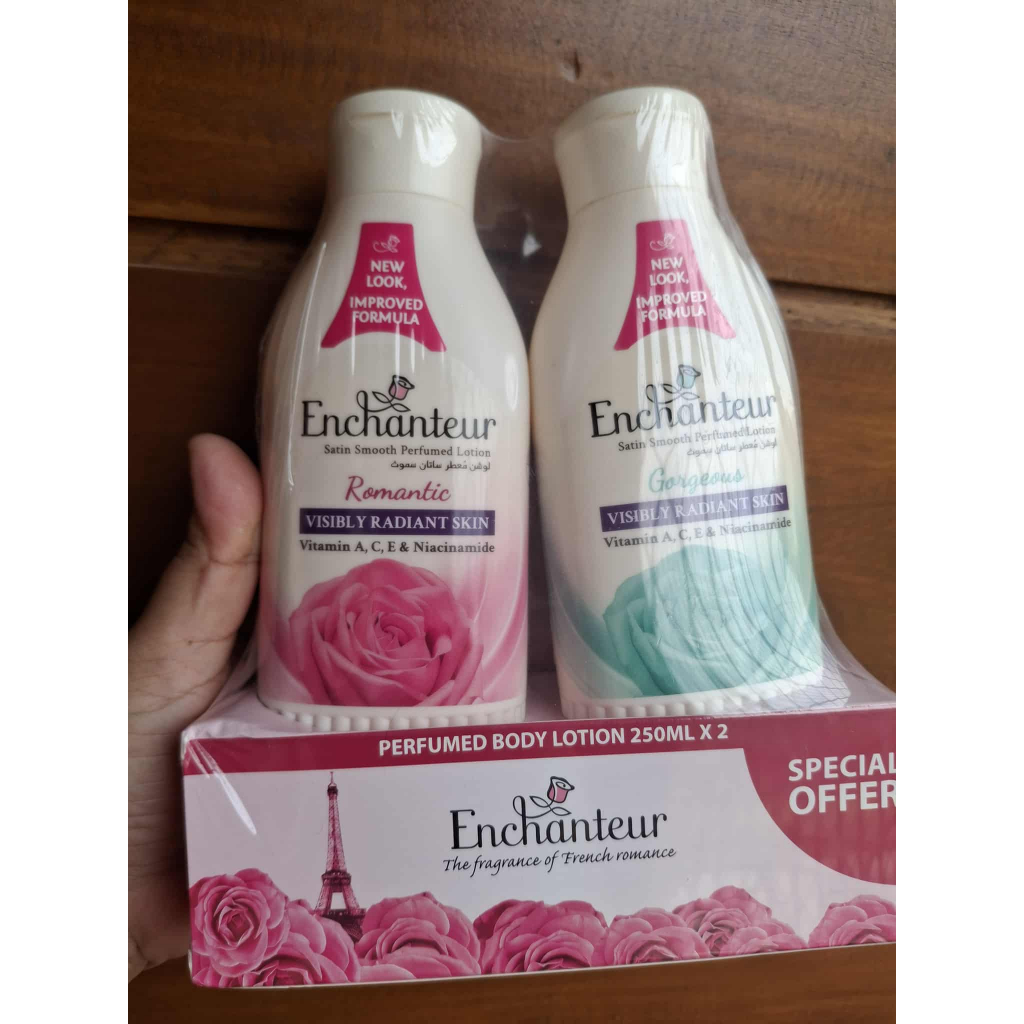 EnchanTeur lotions 2 pcs 250ML | Shopee Philippines