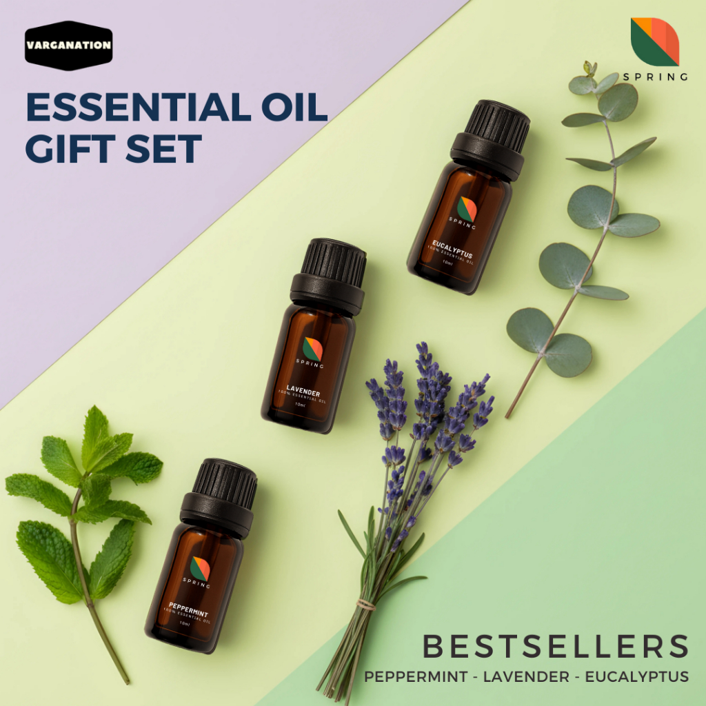 Spring Essential Oil Gift Set 3pcs Christmas Gift Ideas for Women ...