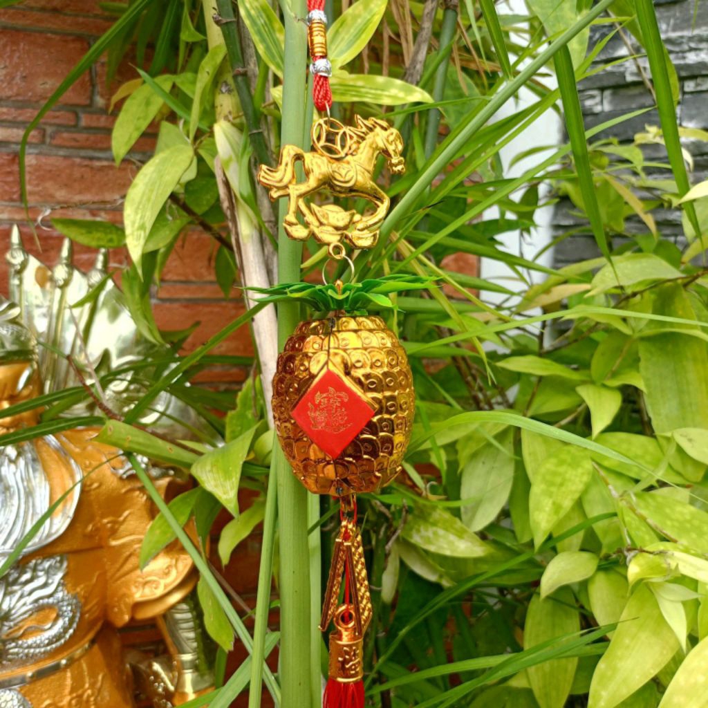 Feng Shui Horse with Pinya and Abacus Panabit | Shopee Philippines