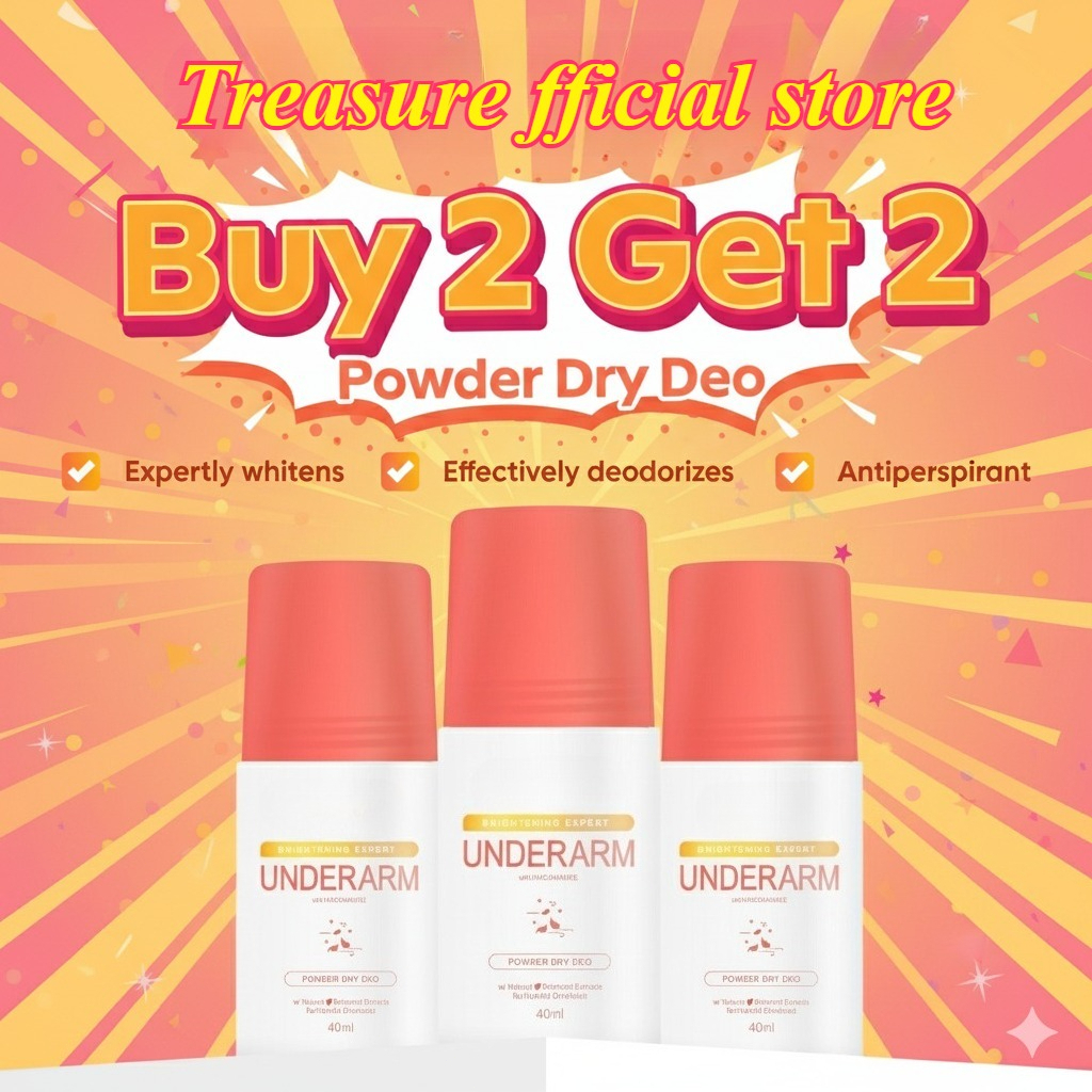 Buy2 Get2 Japan Intensive Whitening Underarm Powder Dry Deodorant Under ...