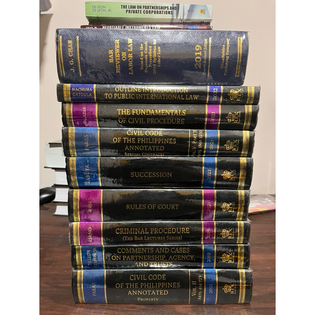 Law Books for Sale (New and Preloved) - Codal, Partnerships ...