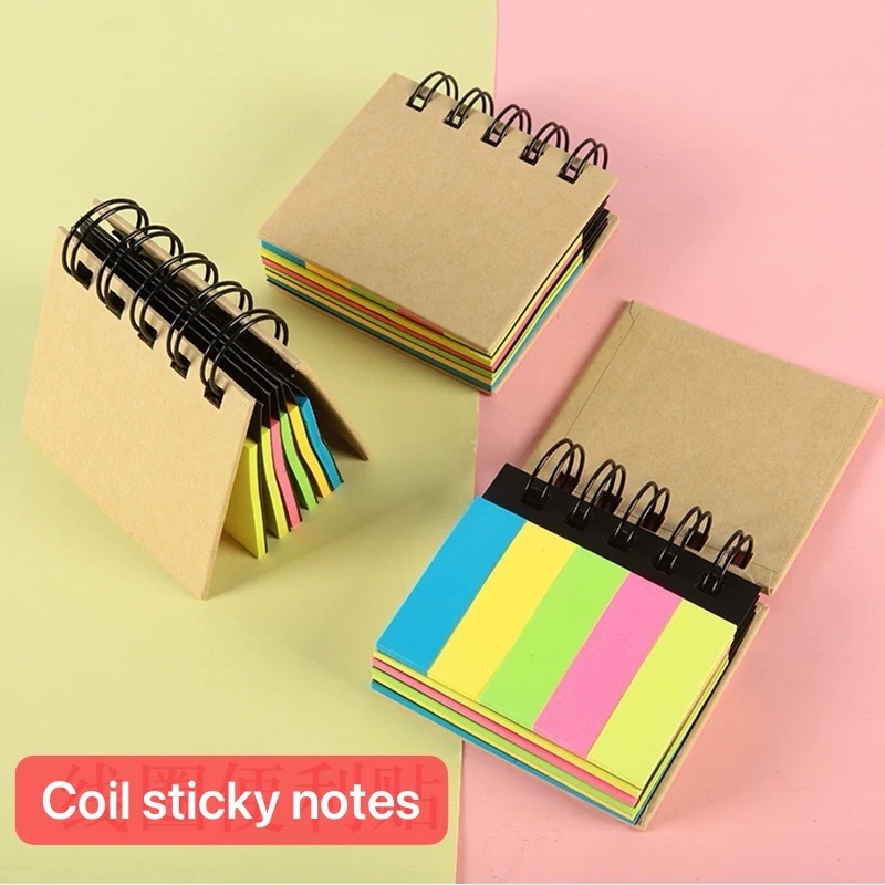 Simple Five-color Rainbow N Times Stickers Students High-value Sticky ...