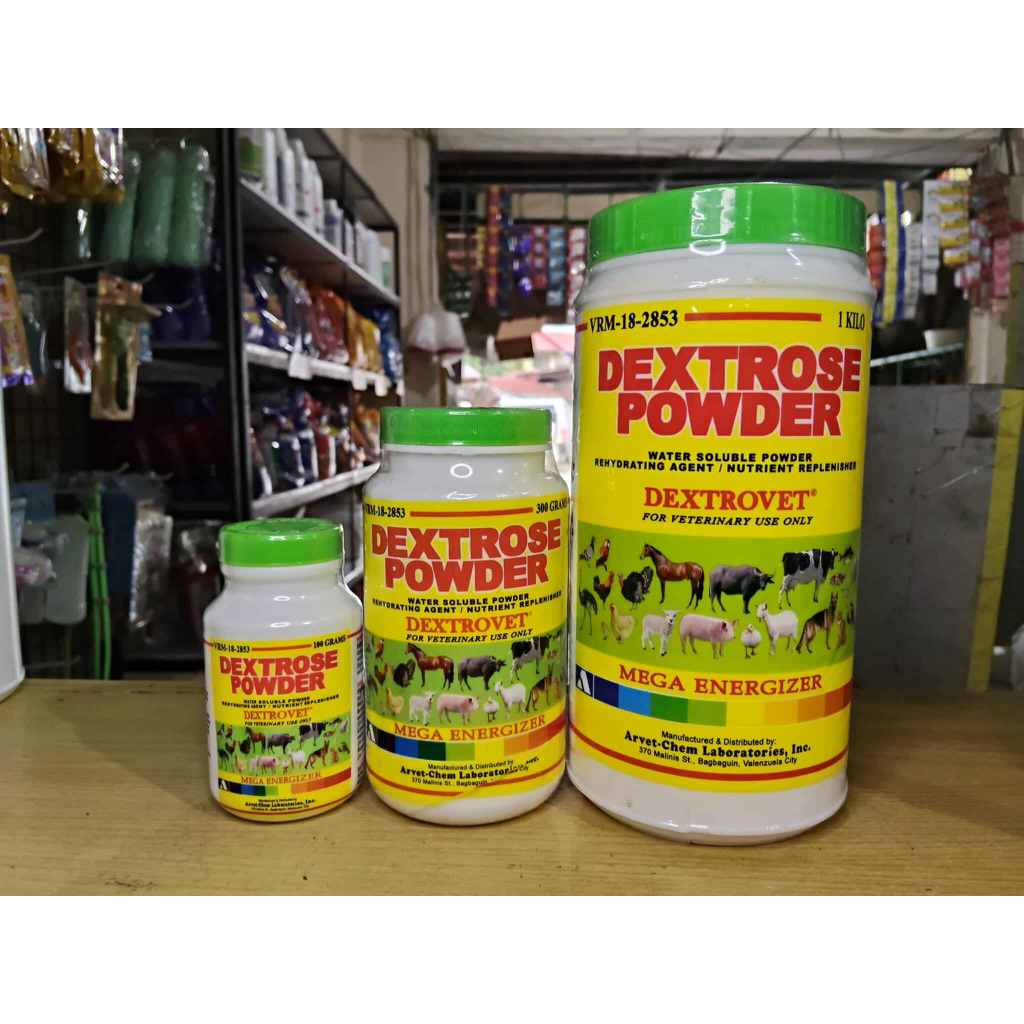 DEXTROSE POWDER 1KILO/300G/100G Dextrovet | Shopee Philippines