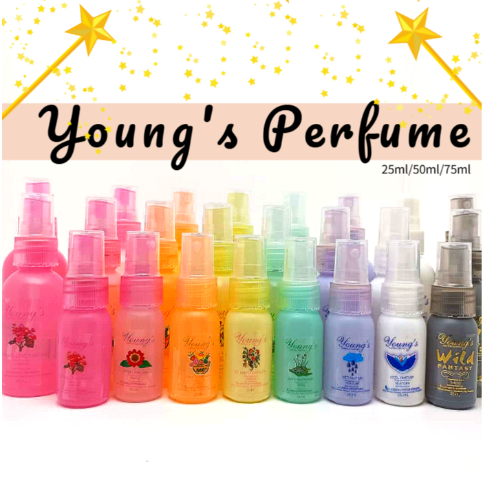 Young’s Spray Cologne 25ml & 50ml 1pc // WILD PERFUME FANTASY | Shopee ...