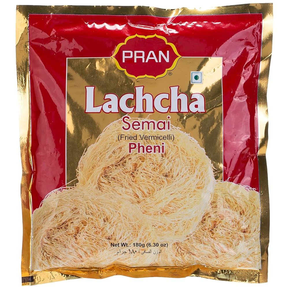 Pran Lachcha Semai - Fried Vermicelli Pheni - 180g (Made in Bangladesh ...