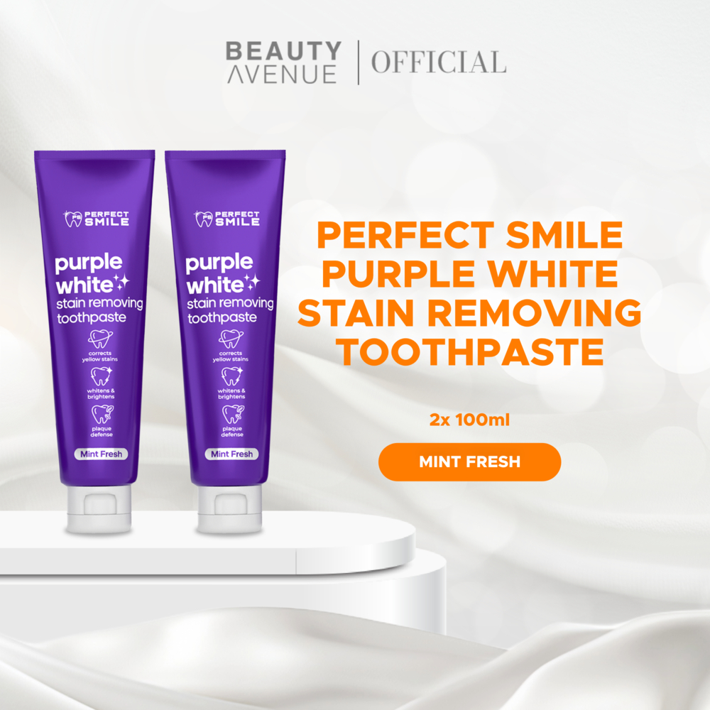 Perfect Smile Purple White Stain Removing Toothpaste 100ml Value Pack ...