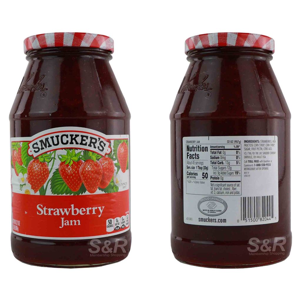 Smucker's Strawberry Jam 907g | Shopee Philippines