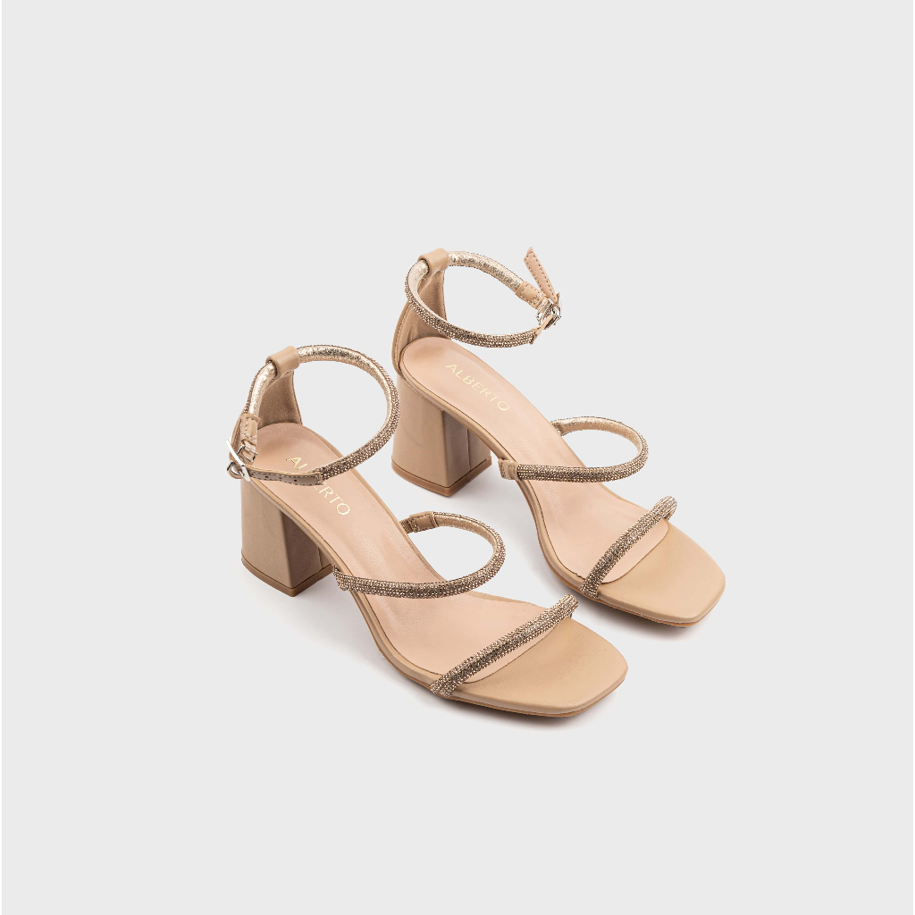ALBERTO Women's Cher Heeled Sandals | Shopee Philippines