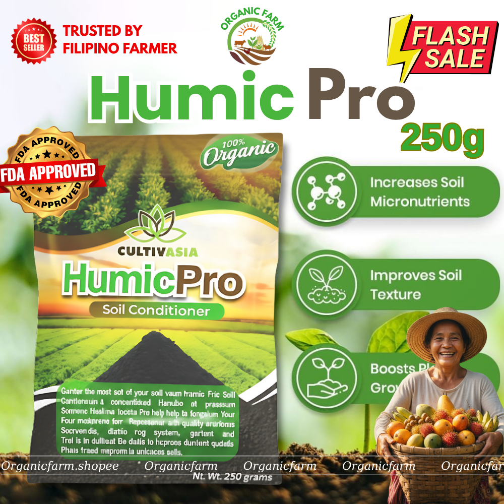 [Best for plants] 250g HumicPro - Organic NPK & Foliar Fertilizer for ...