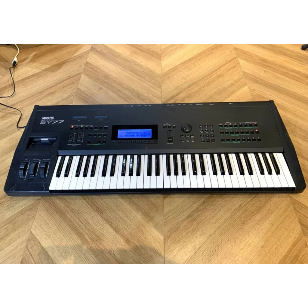 Yamaha SY77 Synthesizer Keyboard 61- Keys Black keyboard Music | Shopee ...