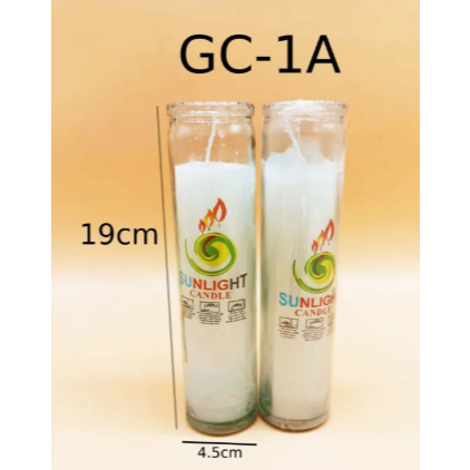 Sunlight Glow Candle Encased in Elegant Glass | Shopee Philippines
