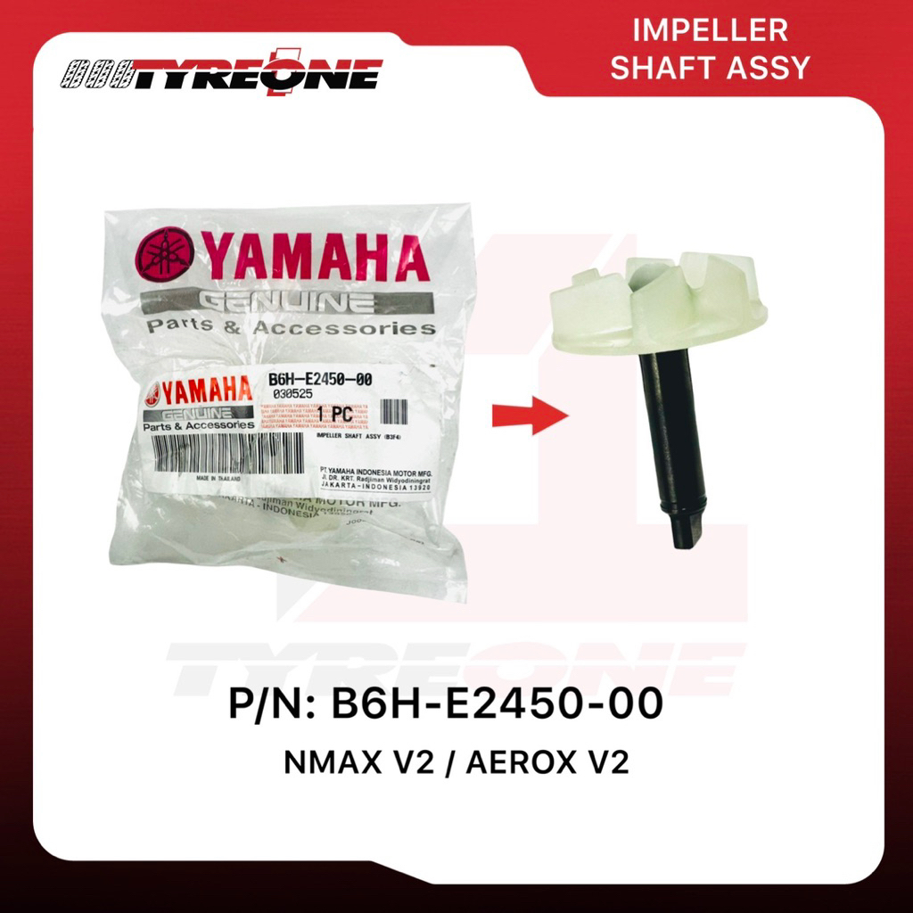 Yamaha Impeller Shaft Assy Nmax V2 / Aerox V2 B6H-E2450-00 | Shopee ...