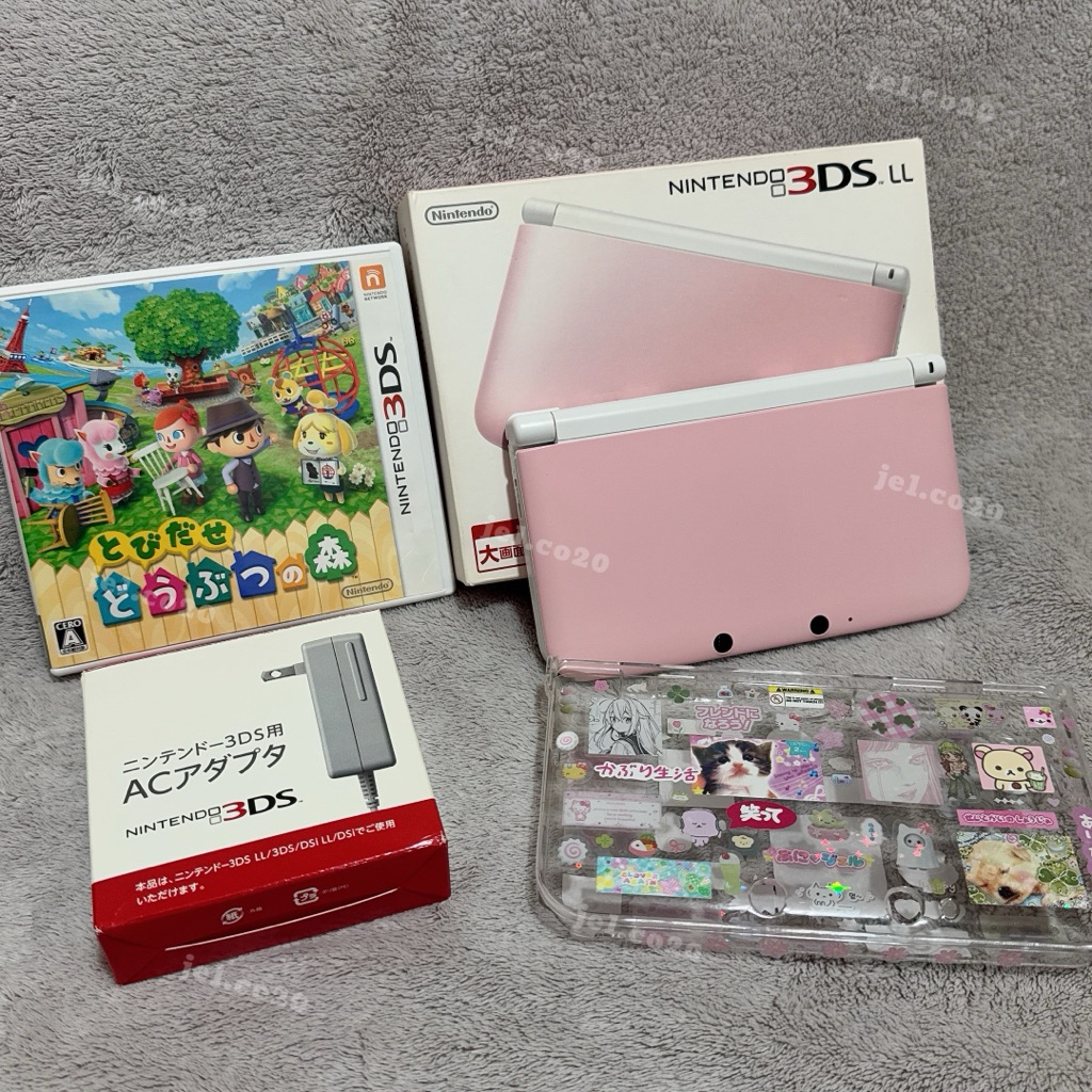 Pink and White Nintendo 3Ds LL / XL Japan Version Modded | Shopee ...
