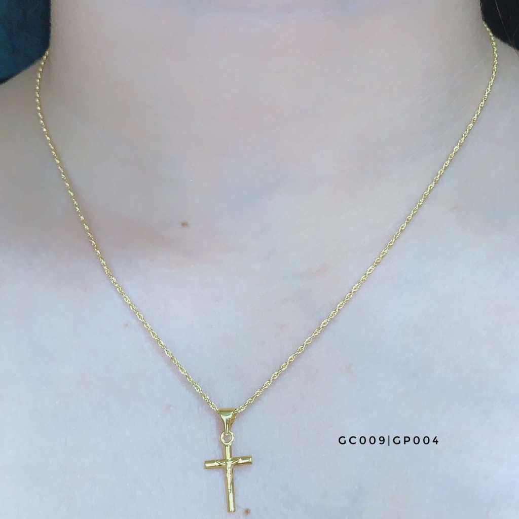 18k Medium krus pendant GP004 | Rope chain GC009 | | Shopee Philippines