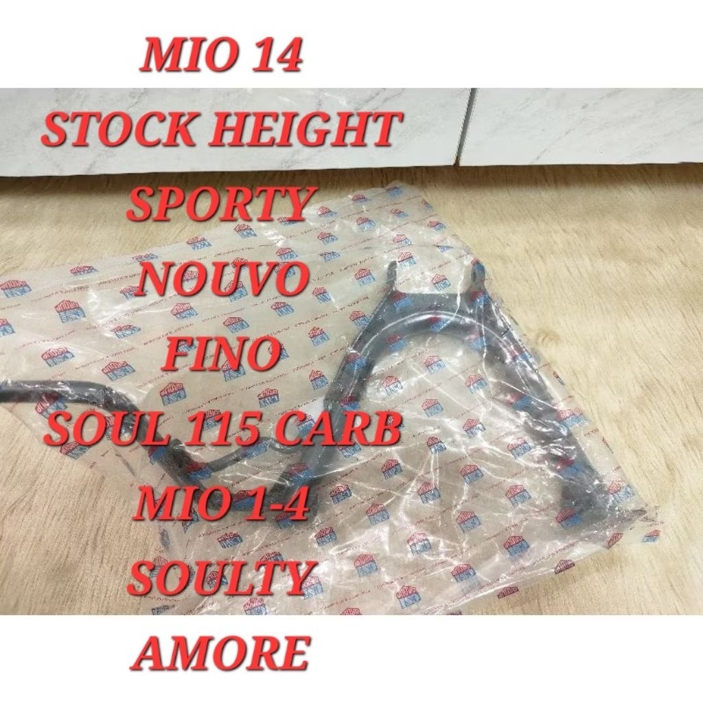 Center Stand "Mio 14 Inches" (Stock Height/Mio Carb Type/Spring/Axle ...