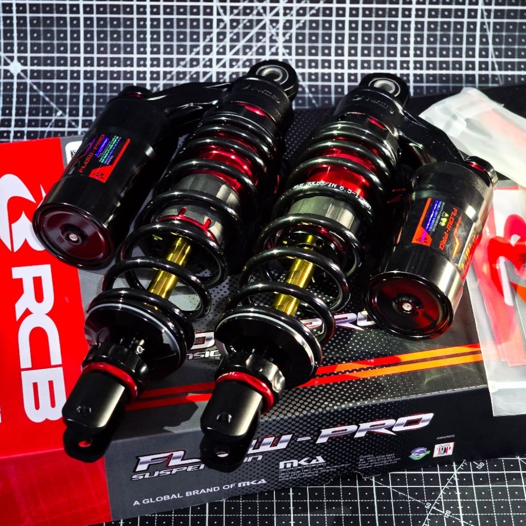 RCB 30th Anniversary Flow Pro Shock Absorber 305mm (Aerox V1 V2 V3/Nmax ...