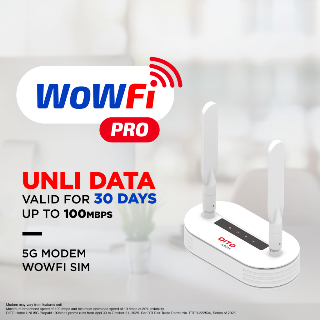 DITO Home WiFi Pro w/ 30 Days UNLI 5G Data | Shopee Philippines