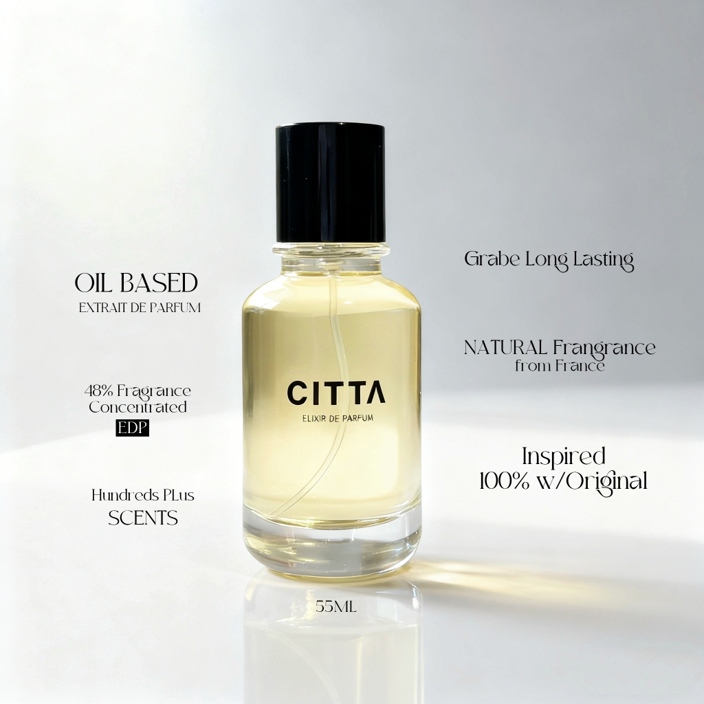 Long Lasting Oil Based Perfume CITTA 55ML Premium Extrait De Parfum ...