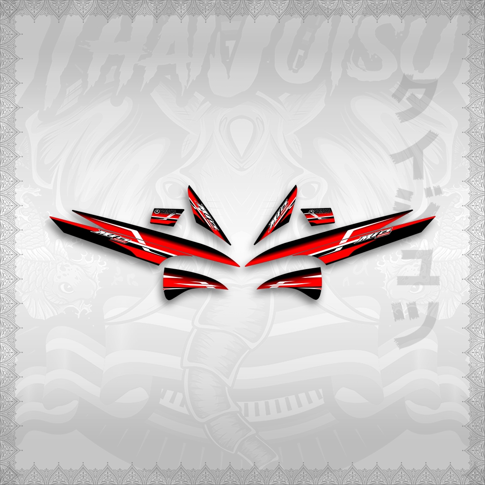 MIO SPORTY / SMILE INDO A6 VARIASI STICKER DECALS By THAIJUTSU ( SOFIE ...