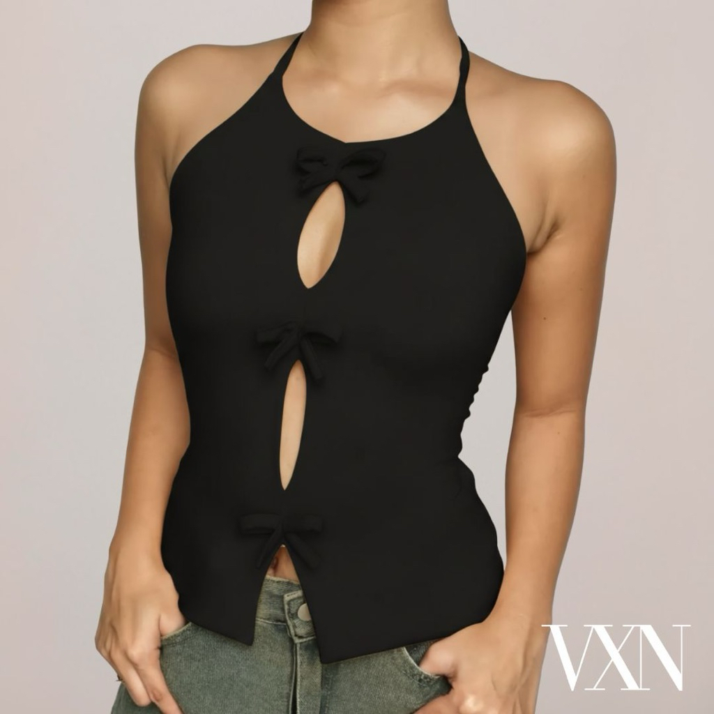VXN- Bowie- Halter Top Classy Top Womenswear | Shopee Philippines