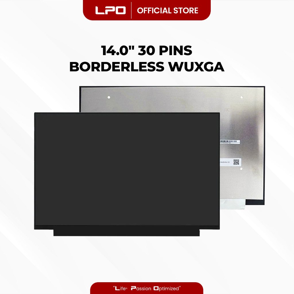 LPO Laptop LCD 14.0" 30 Pins Borderless WUXGA 1920 x 1200 (Non-Touch ...