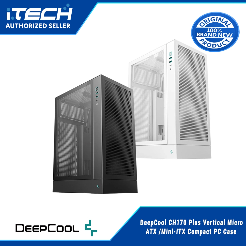 DeepCool CH170 Plus Vertical Micro ATX /Mini-ITX Compact PC Case | Shopee Philippines