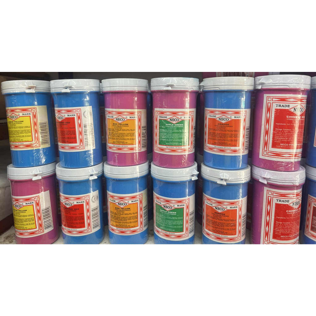 NECO FOOD COLOR POWDER 125G is a concentrated food coloring product in ...