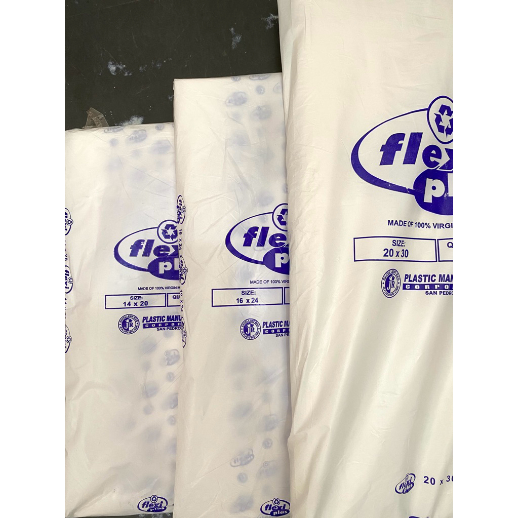 100 pcs Flexi plastic big sizes (14x20, 16x24, 20x30, 24x36) PP clear ...