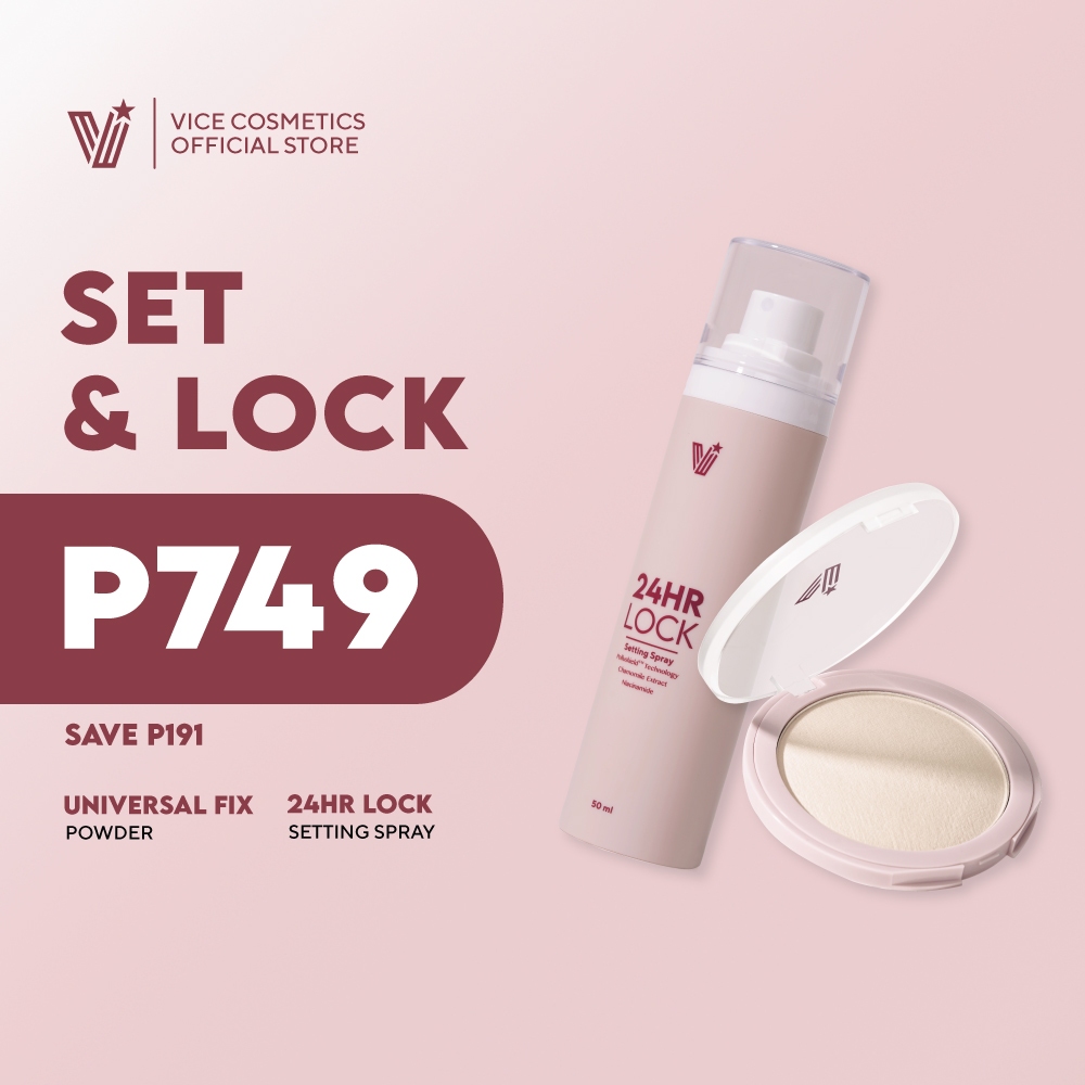 VICE CO. Set & Lock Duo [Universal Fix Baked Setting Powder + 24HR Lock ...