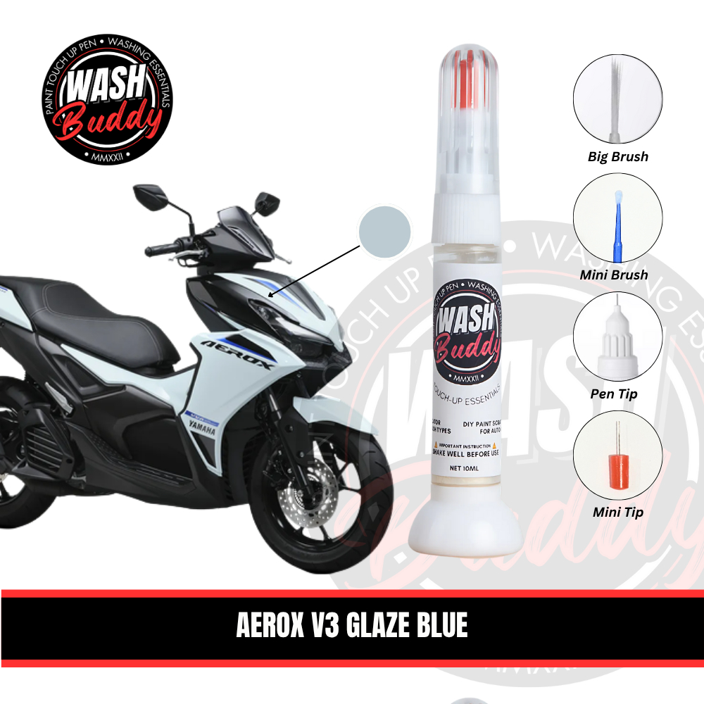 Touch Up Paint Aerox V3 Glaze Blue Permanent Paint Touch Up Pen Scratch ...