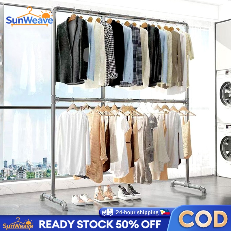 Heavy Duty Drying Rack Sampayan Double-layer Clothes Drying Rack Steel ...