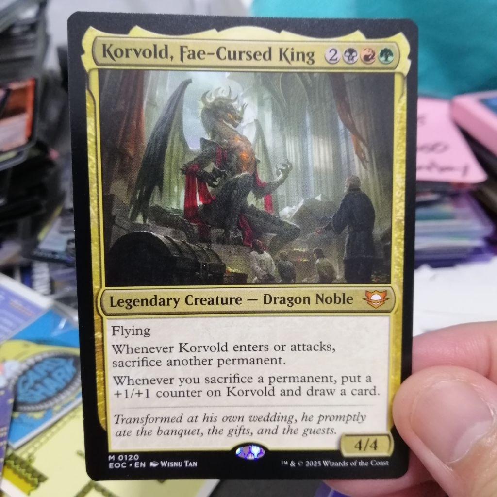 1 Korvold, Fae-cursed King EOC MTG card magic the gathering EDH ...