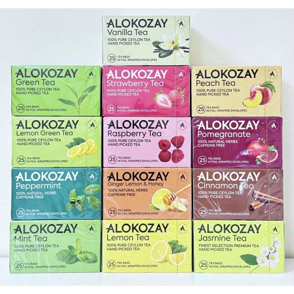 Alokozay Flavoured Tea 25 Bags In Foil Wrapped Envelopes / Different ...