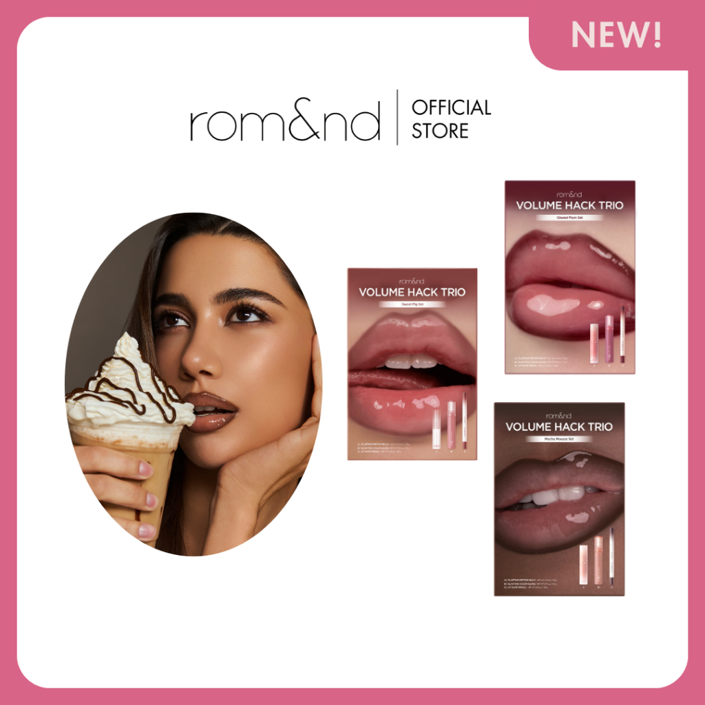 Romand Volume Hack Trio Lip Sets Rom&nd | Shopee Philippines