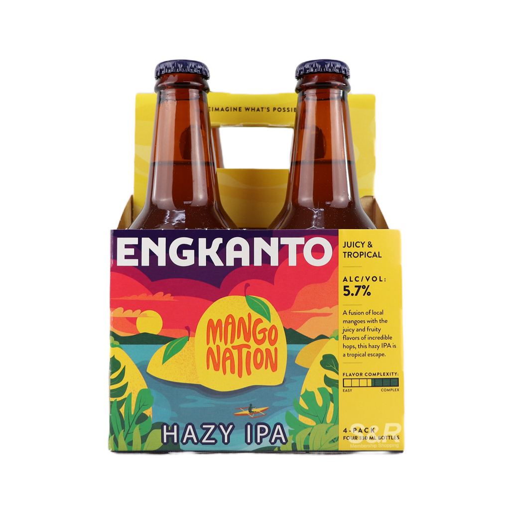 Engkanto Mango Nation Hazy IPA Beer (330mL x 4pcs) | Shopee Philippines