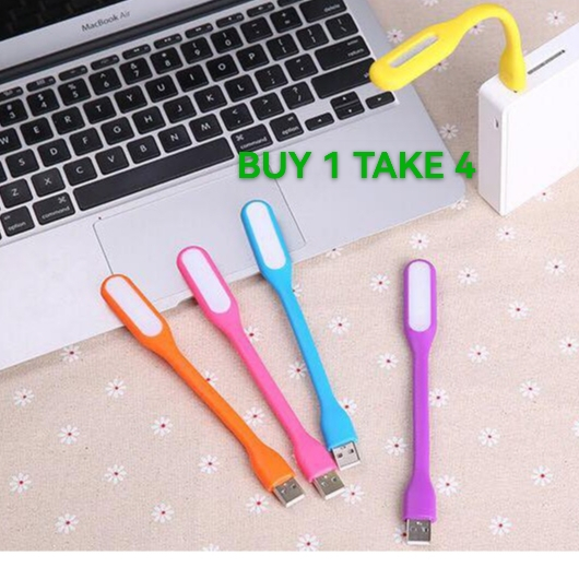 BUY 1 TAKE 4 USB LED Light Stick Flexible | Shopee Philippines