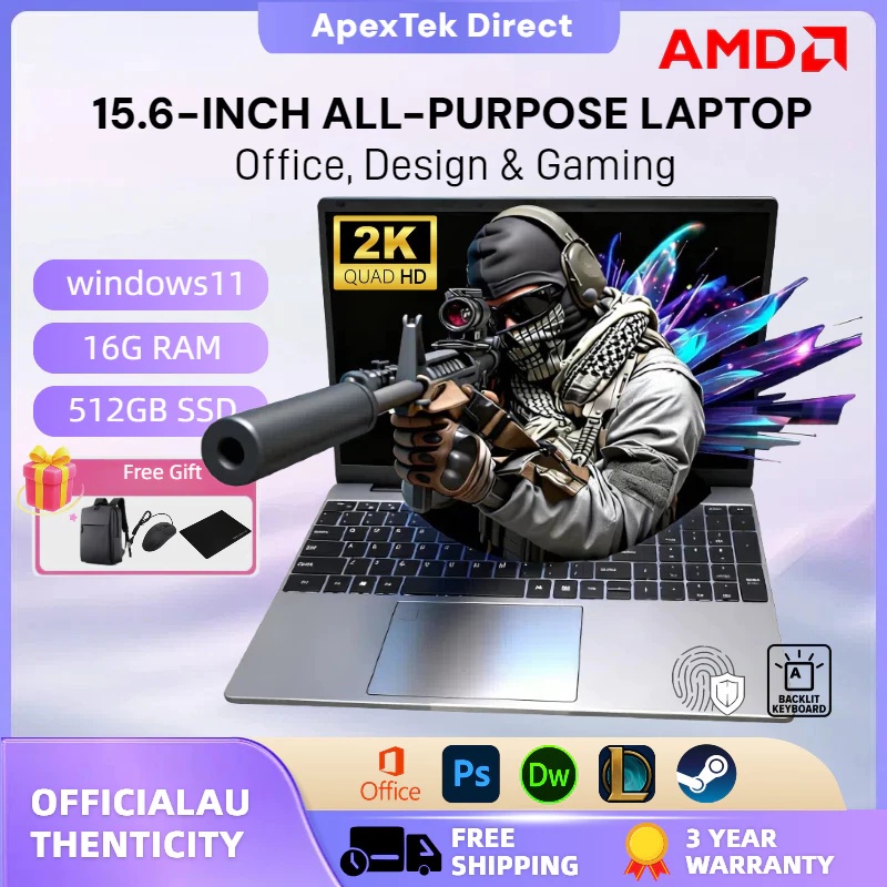 HP Laptop 2026 Brand New Laptop Intel 15.6 Inch Notebook 16GB+512GB SSD ...