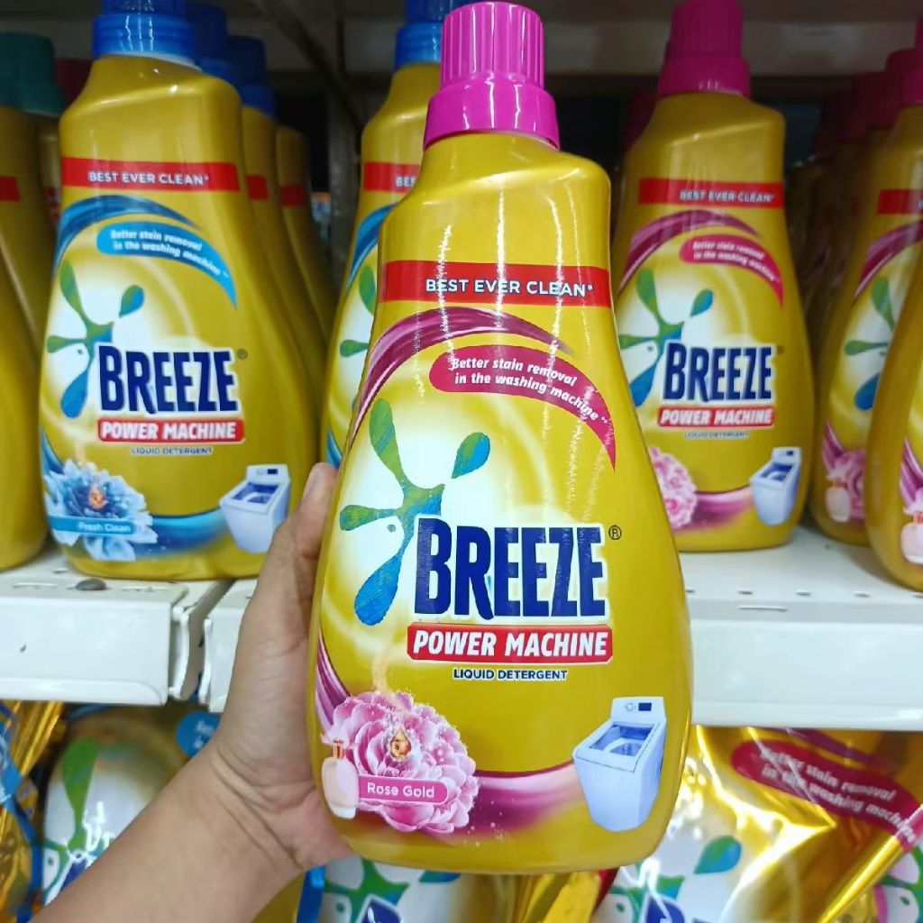 Breeze Power Machine Liquid detergent with the scent Rose Gold 980ml ...