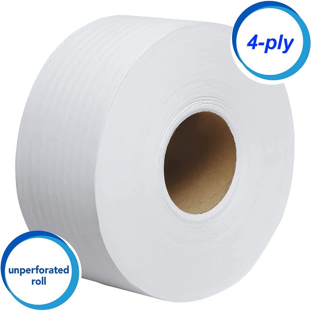 1roll 4-Ply 200Meters Virgin Pulp Jumbo Bathroom Tissue Roll (1 Roll ...