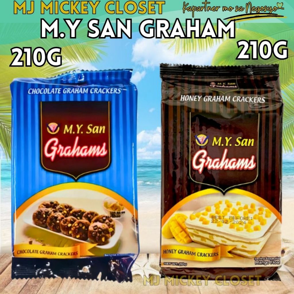 Graham Crakers MY San Honey and chocolate 210g:: | Shopee Philippines