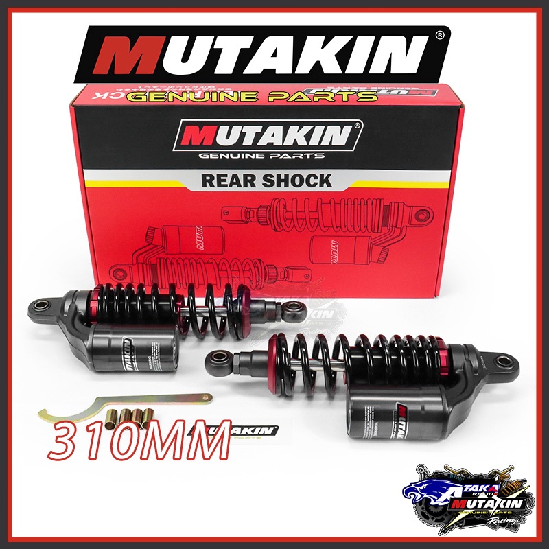 MUTAKIN Adjustable 310MM Rear Shock Available Airbags WAVE125/XRM/DASH ...