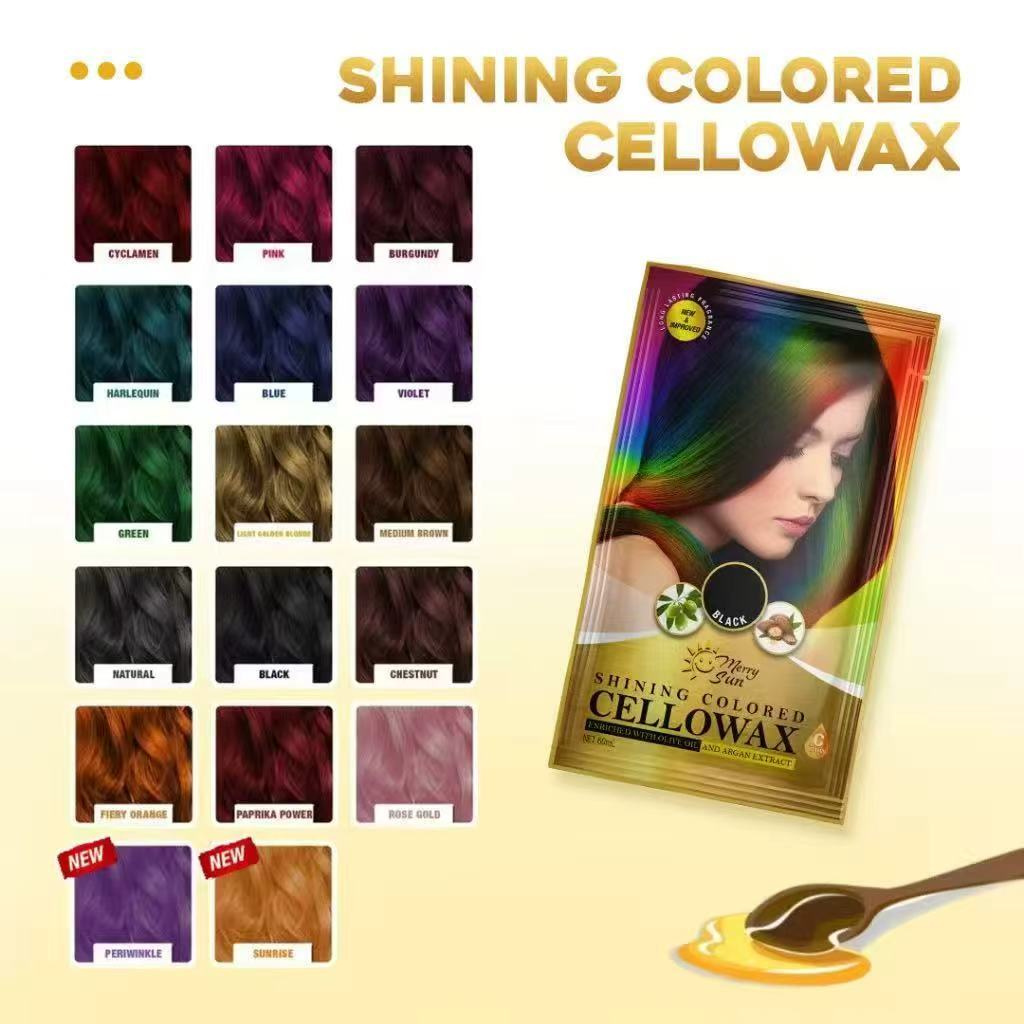 MERRYSUN 60ml sachet hair dye: Matibay na kulay + Mild formula | Shopee ...