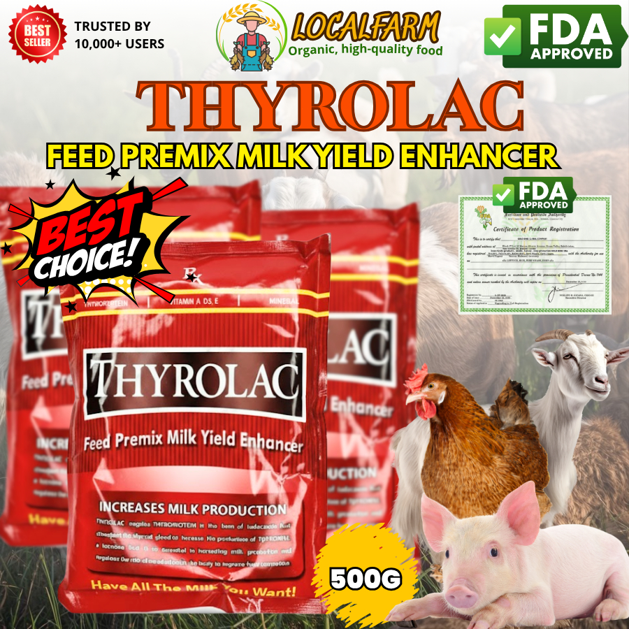 [Best choice] Thyrolac 500g Feed Premix Milk Enhancer for pigs Animal ...