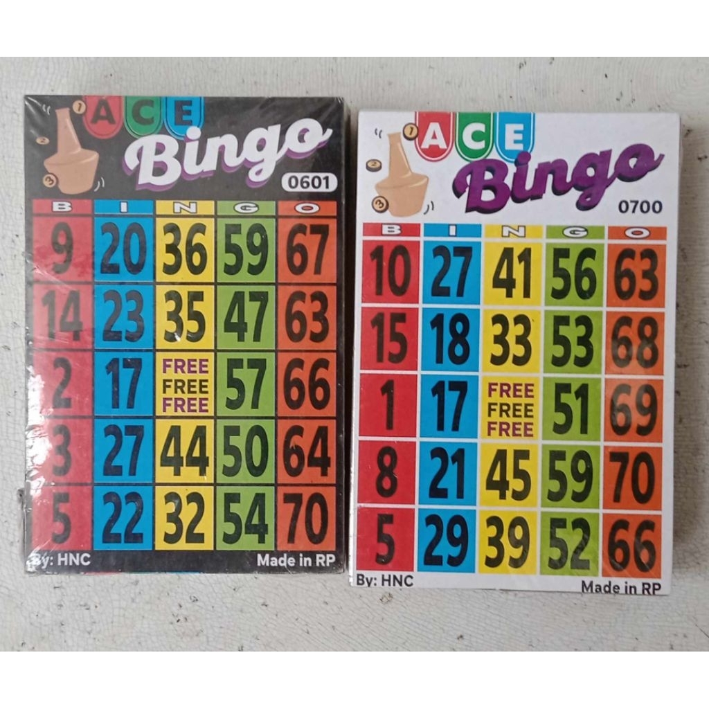 BINGO CARDS ASSORTED COLORED by 100s and by 50's | Shopee Philippines