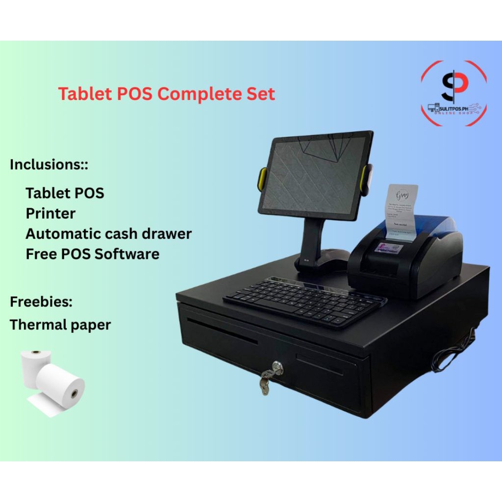 POS MACHINE TABLET COMPLETE SET | Shopee Philippines