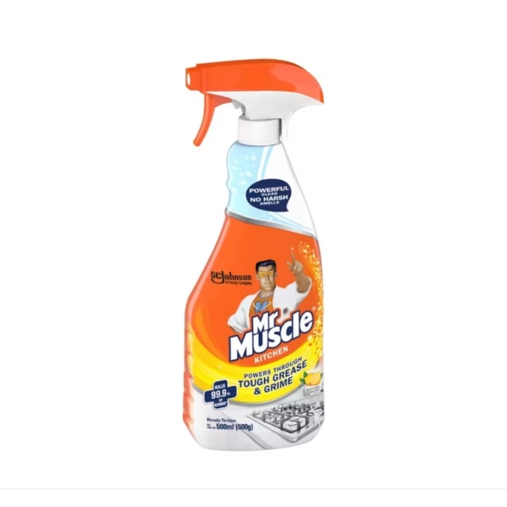 MR MUSCLE KITCHEN TOUGH GREASE & GRIME CLEANER 500ML | Shopee Philippines