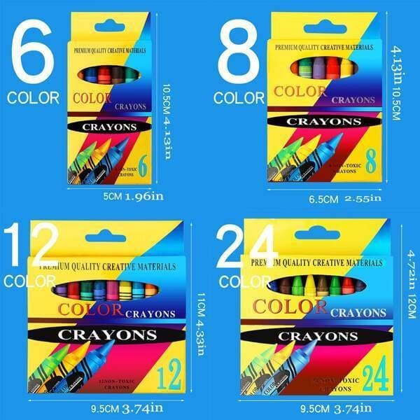 Onhand Crayons For Kids Non Toxic school supplies retractable crayons ...