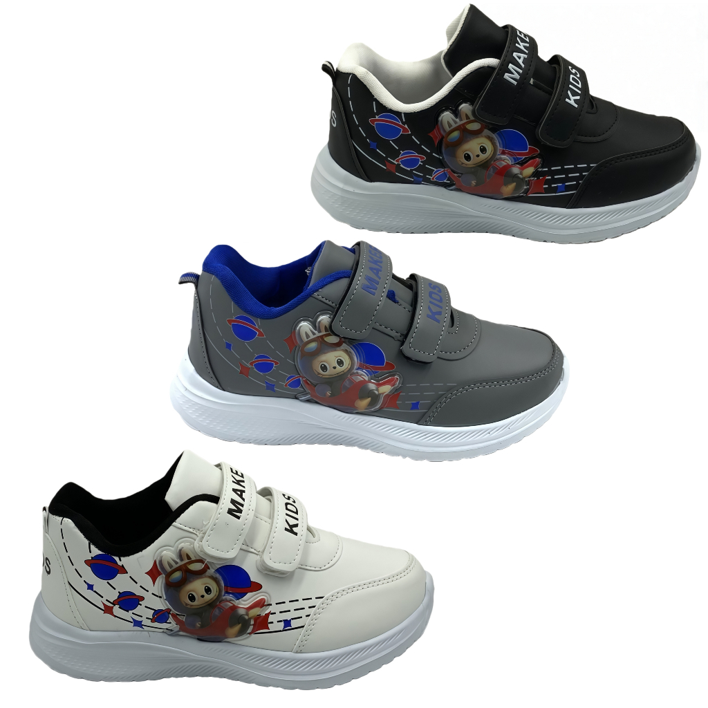 Space Themed Shoes for Boys Kids Universe Pattern Rubber Sneakers ...