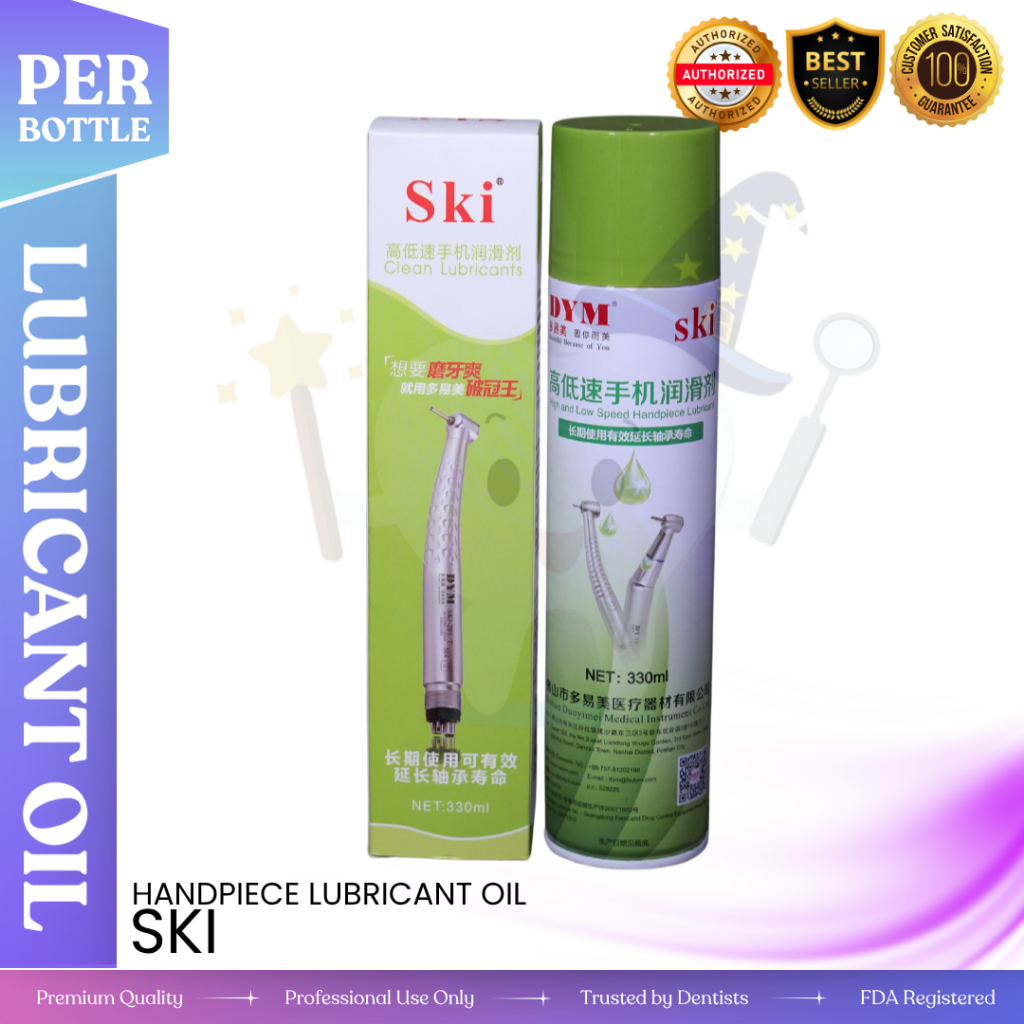 Ski Handpiece Lubricant Oil 330ml – Maintenance Spray (Expiry 2029 ...