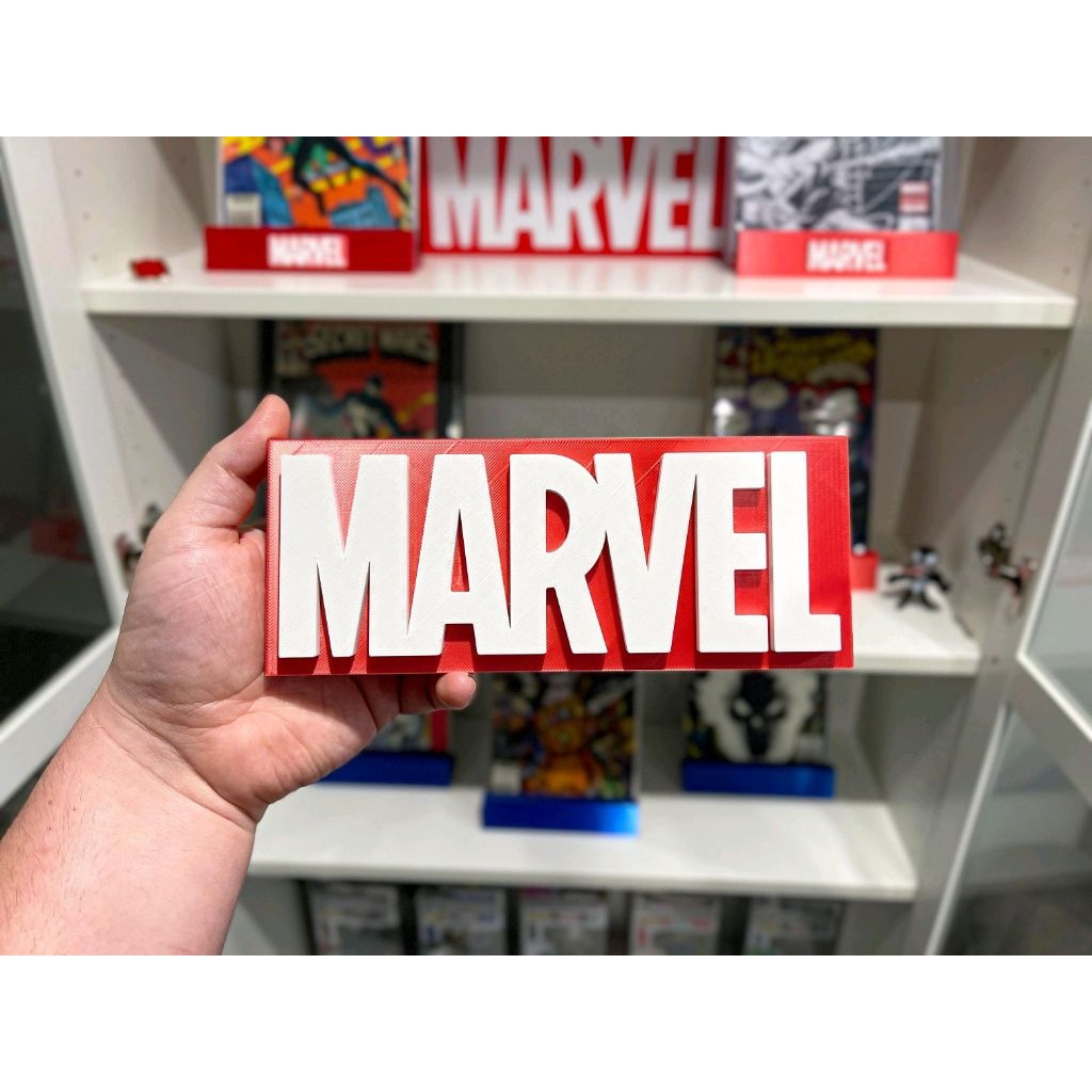 Marvel Logo display 3d printed | Shopee Philippines